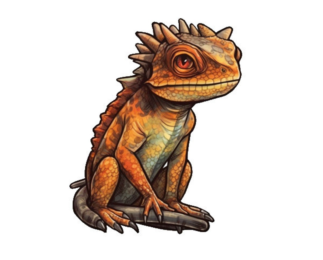 Horned Lizard Reptile Animal Sign Banner Sticker Decal - Etsy