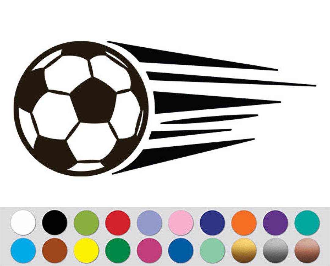 Soccer Ball Swoosh Sport Sign Bumper Sticker Decal - Etsy