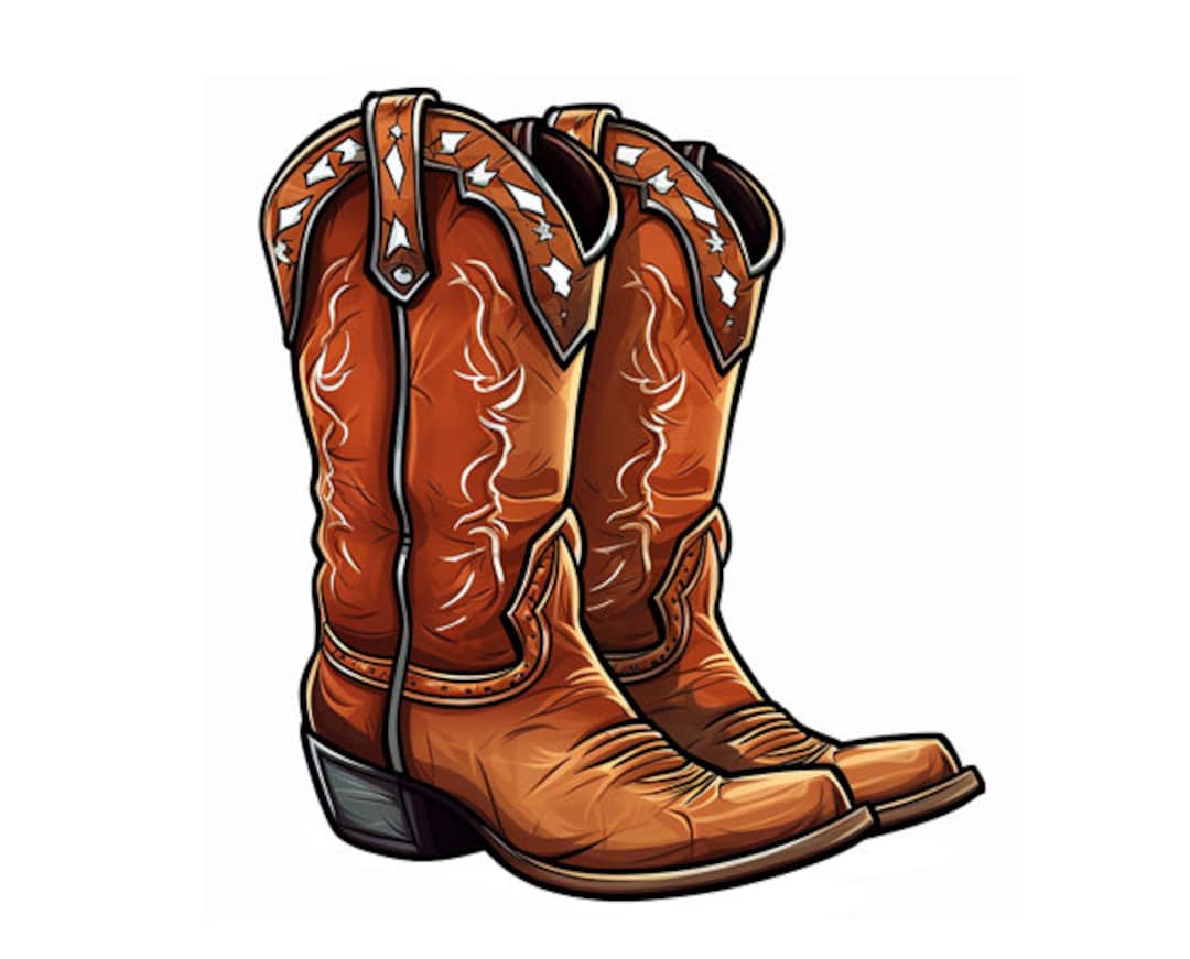 Cowboy Boots Sign Bumper Sticker Decal - Etsy
