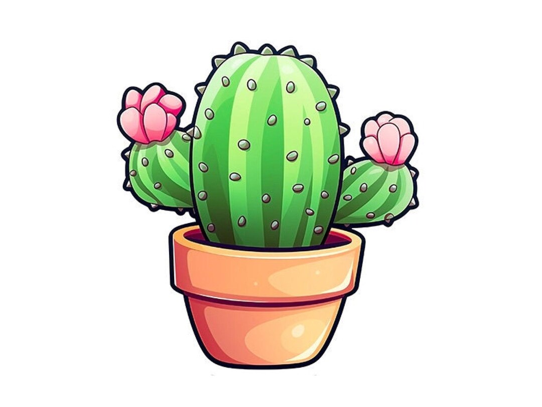 Cactus Flower Plant Desert Bumper Vinyl Sticker Decal - Etsy