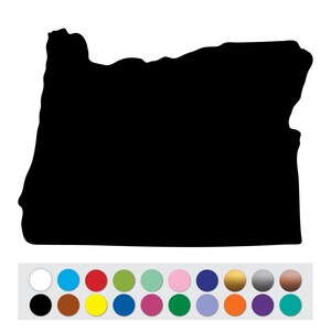 Oregon State Map Gift DIY Shape Sign Bumper Sticker Decal - Etsy
