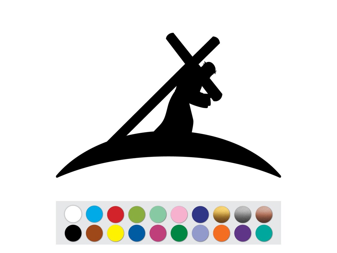 Jesus Christ Lord God Cross Carry Easter Resurrections Sign Bumper ...