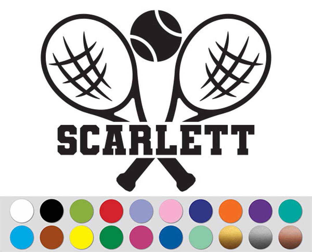 Tennis Ball Birdie Player Sport Name Custom Text Personalized Sign ...