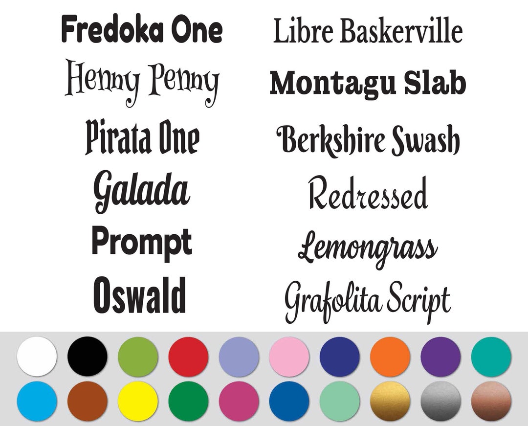 Custom Font Name Text Script Calligraphic Sans Serif Lettering Letter ...