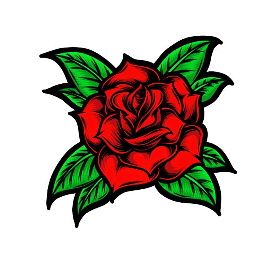Rose Flower Thorn Red Plant Bumper Sticker Decal - Etsy