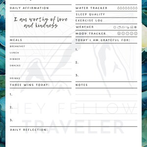 30 Day Printable Self-love Journal Planner Daily, Weekly, Monthly ...