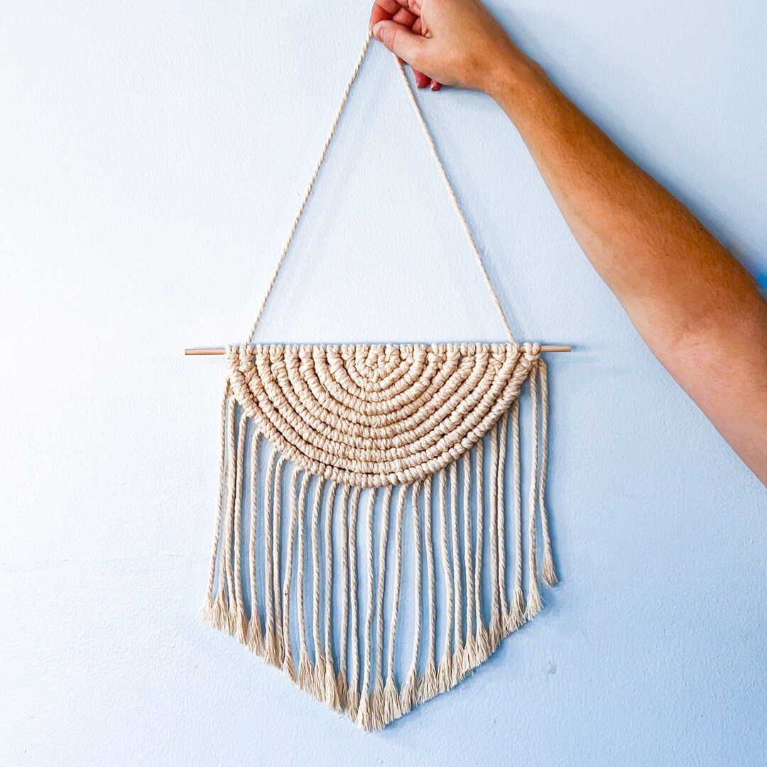 Sun Macrame Wall Hanging, 12" - Etsy