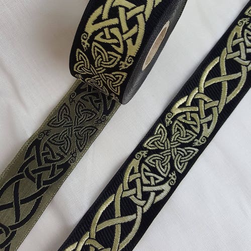 70mm Royal Edwardian Ribbon Jacquard Trim Jacquard Ribbon | Etsy