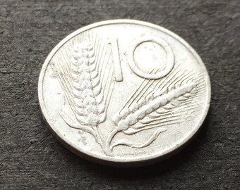 Vintage Italy 1976 Lire 100 Coin Italian Republic.bay Tree - Etsy