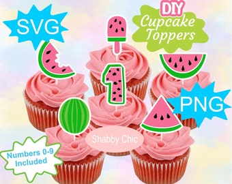 Birthday Watermelon Svg - Etsy