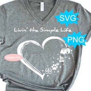 Simple Life Svg, Simple Life, Living the Simple Life Svg, Camping SVG ...