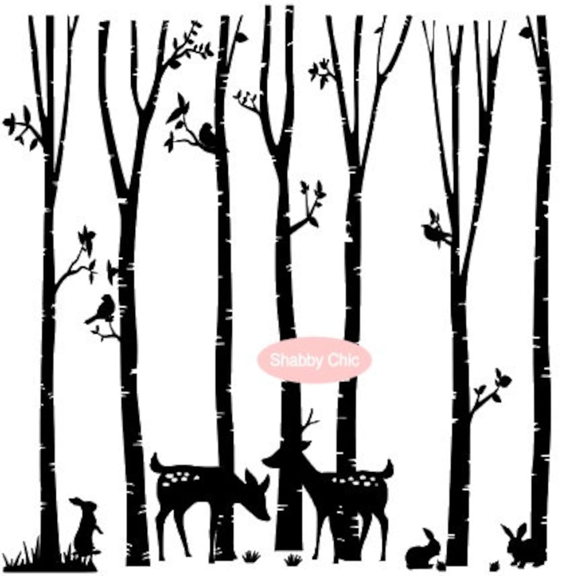 Woodlands Svg Woodland Nursery Svg Woodland Animals Svg - Etsy Israel