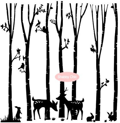 Woodlands Svg Woodland Nursery Svg Woodland Animals Svg - Etsy