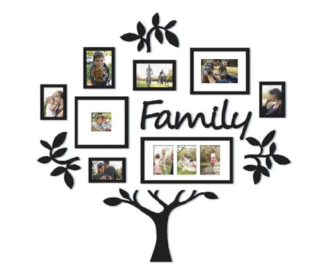 Family Tree Svg Family Photo Frame Family Collage Svg - Etsy