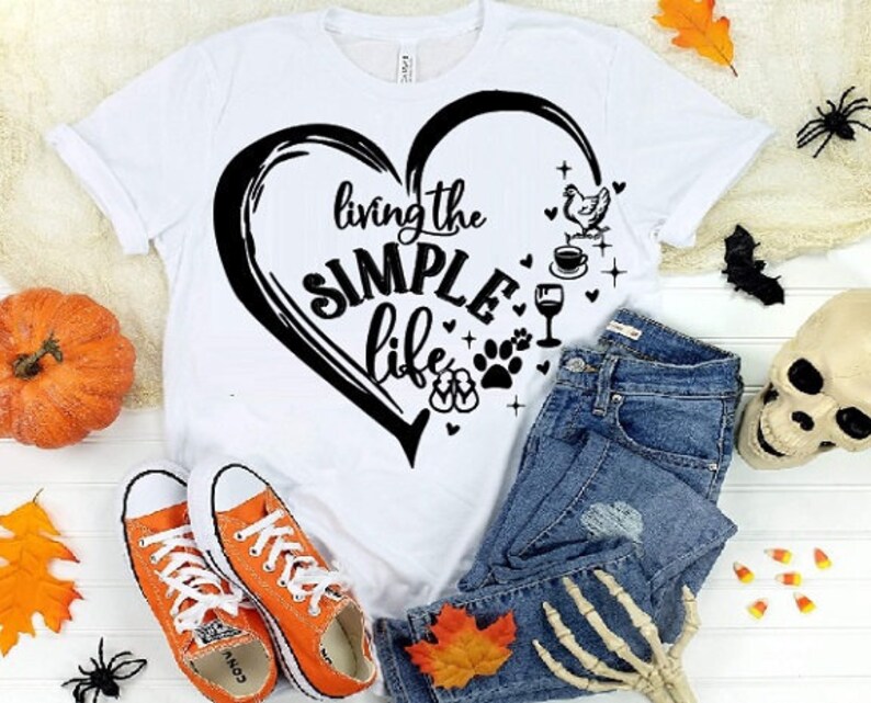 Simple Life Svg, Living the Simple Life Svg, Chicken SVG, Coffee Svg ...