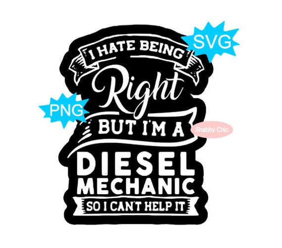 Diesel Mechanic Svg Diesel Mechanic Png Mechanic Shirt Svg - Etsy