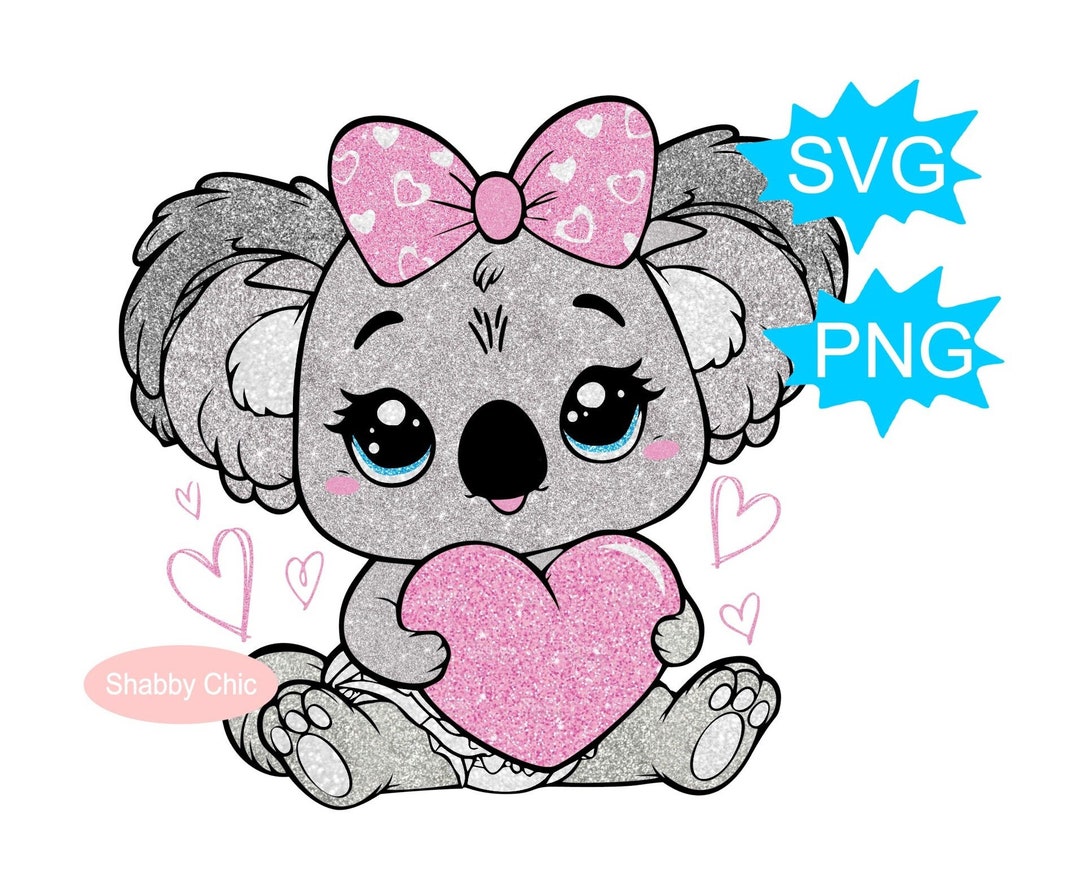 Koala Sublimation, Girl Koala DTF, Girl Koala Png, Koala Girl Clipart ...