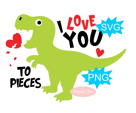 Dinosaur Svg Valentines Dinosaur Svg Dinosaur Heart Svg | Etsy