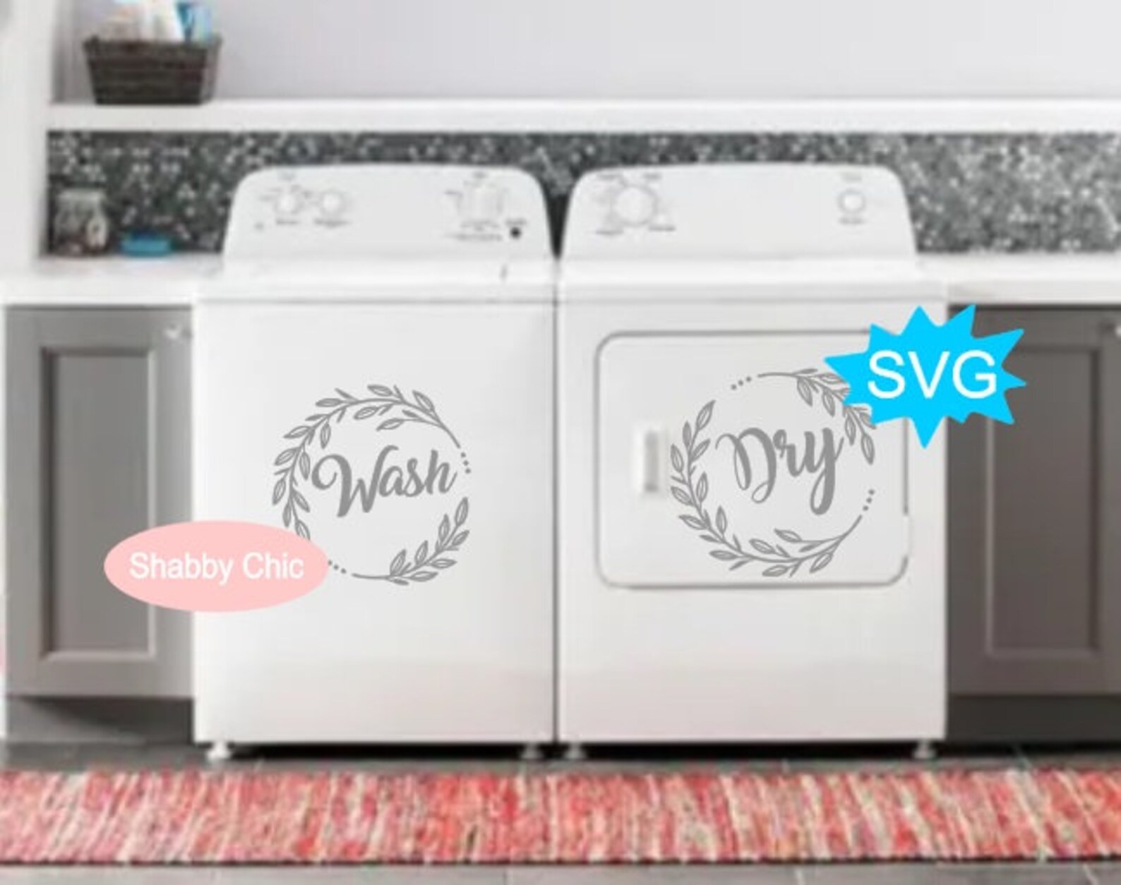 Wash and Dry Svg Washer Dryer Svg Laundry Room Svg Washer - Etsy