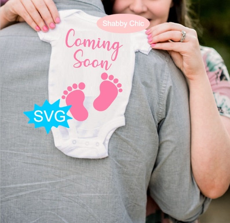 Baby Announcement Svg Coming Soon Svg Baby Reveal Svg - Etsy