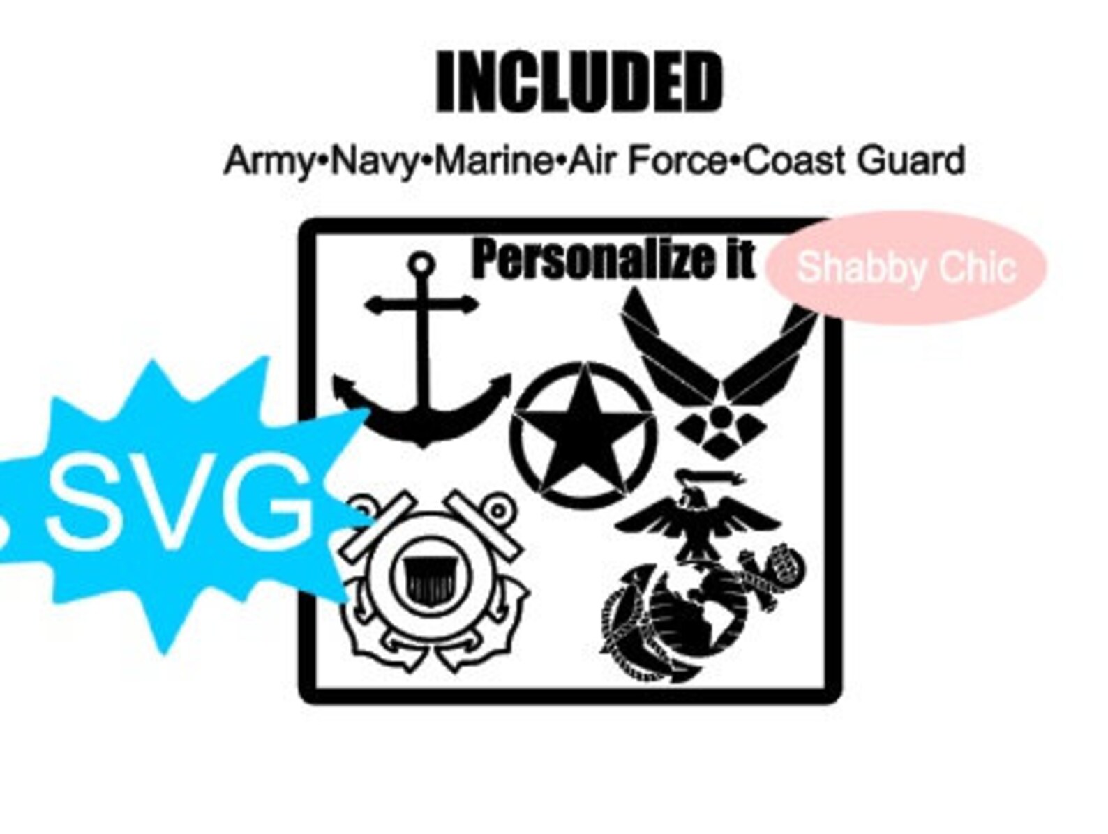 Military Dad Svg, Army Dad Svg, Navy Dad Svg, Air Force Dad Svg, Marine ...