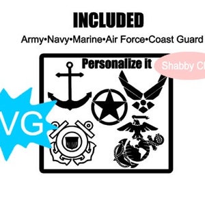 Military Dad Svg, Army Dad Svg, Navy Dad Svg, Air Force Dad Svg, Marine ...