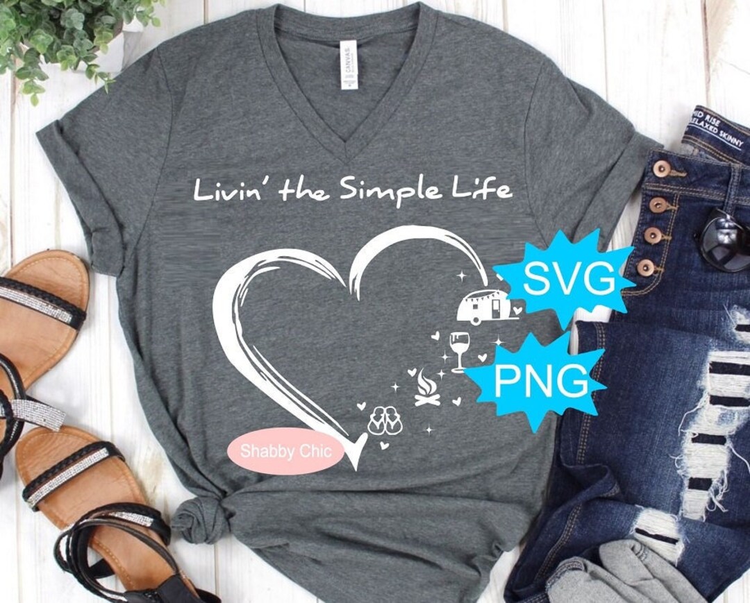 Simple Life Svg,simple Life,living the Simple Life Svg,camping Svg ...