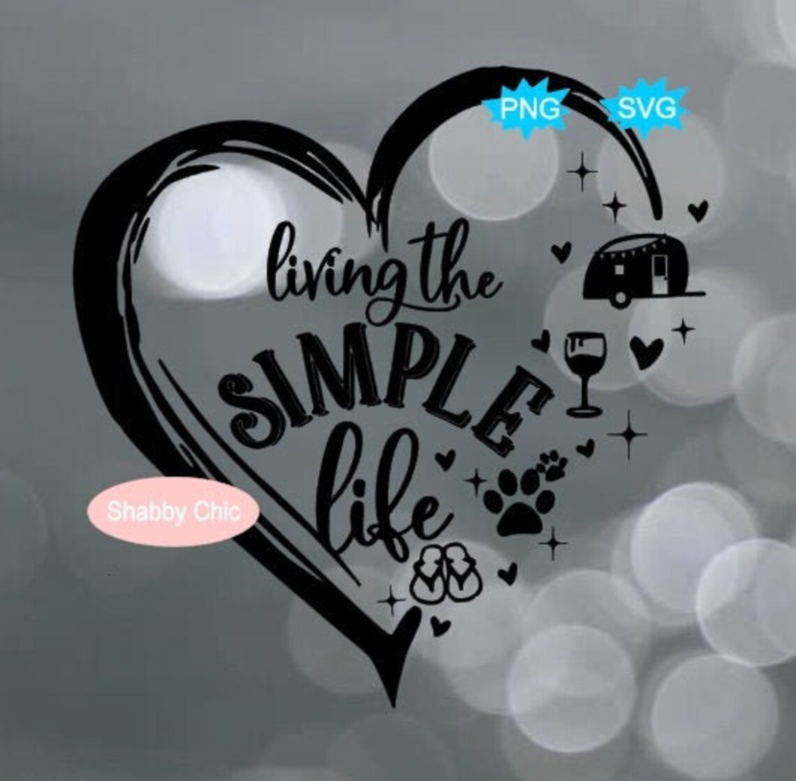 Camping Svg Simple Life Svg Living the Simple Life Svg | Etsy