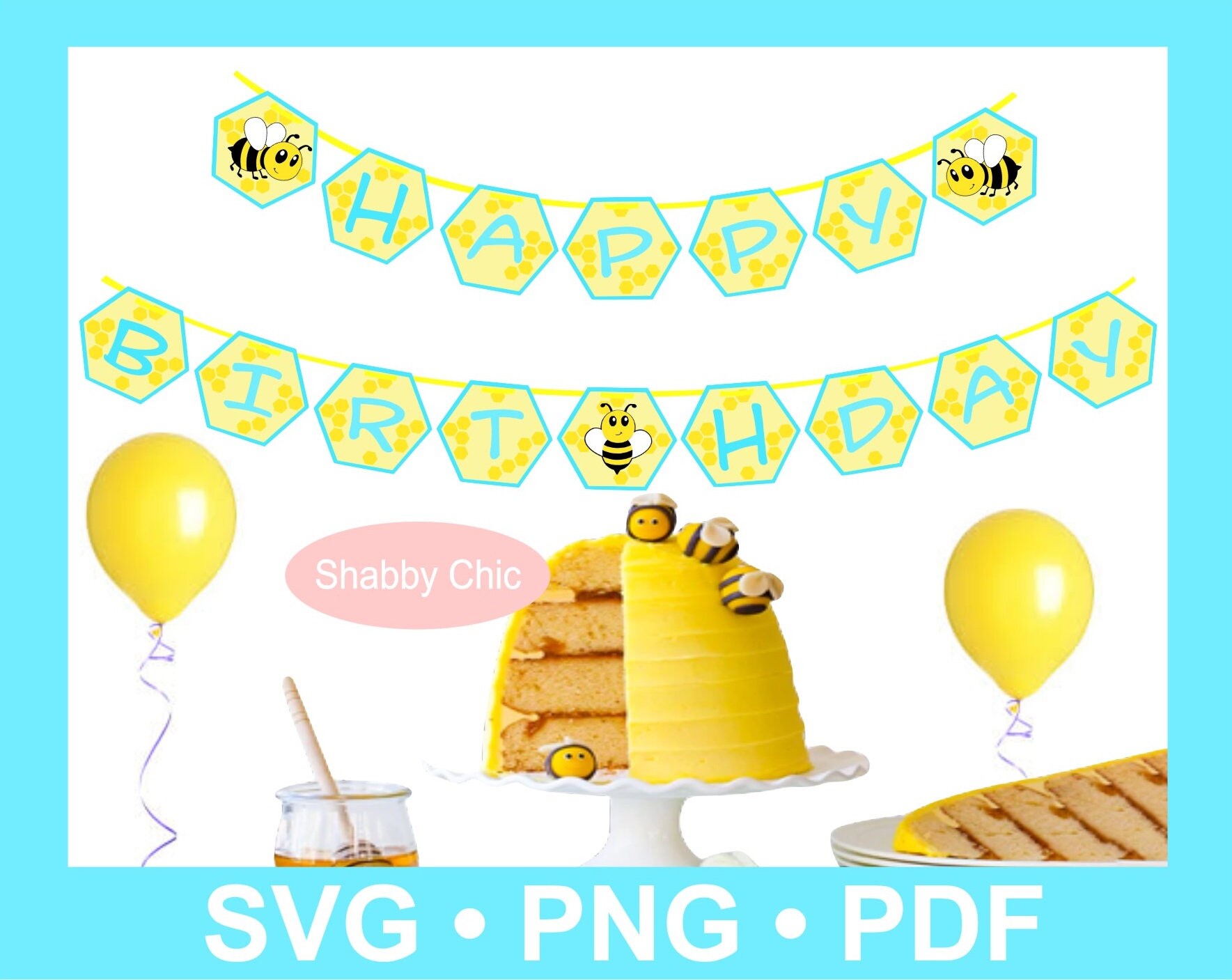 Bee Birthday Banner Bee Birthday Decorations Bee Birthday - Etsy