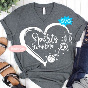 Sports Grandma Svg, 32 Sports Included, Sports Svg, Sports Shirt Svg ...