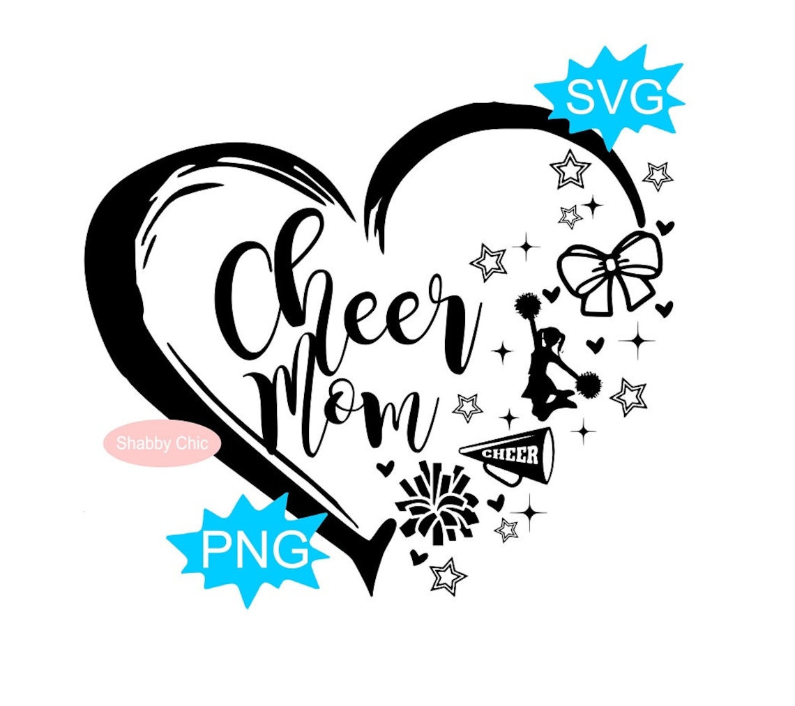Cheer Mom Svg, Cheer Mom Png, Cheerleading Svg, Cheerleading Mom Svg ...