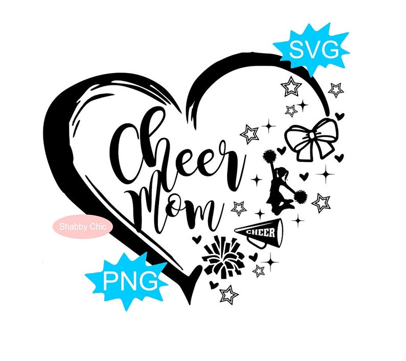 Cheer Mom Svg, Cheer Mom Png, Cheerleading Svg, Cheerleading Mom Svg ...