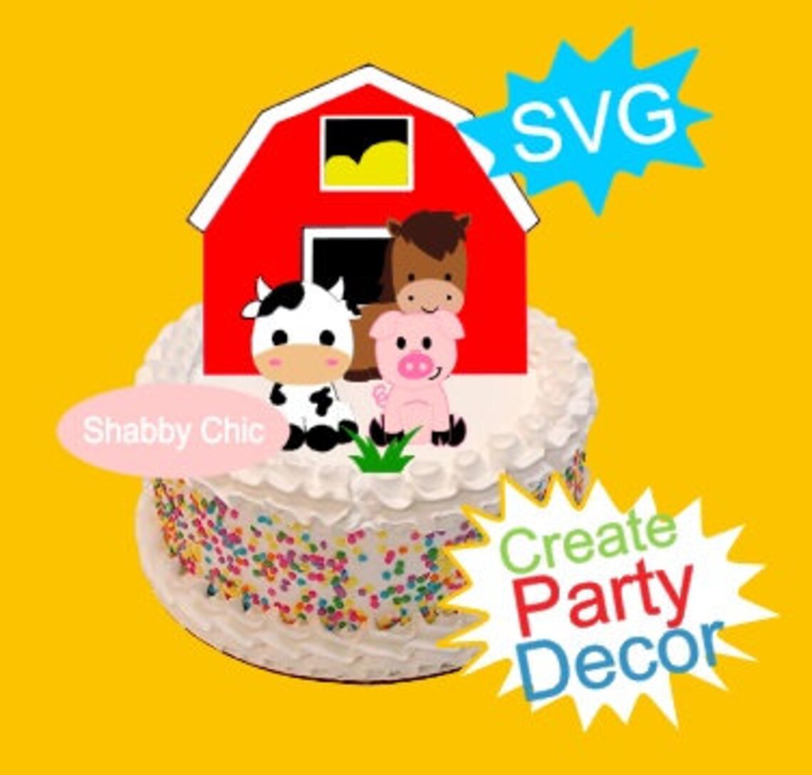 Farm SVG Farm Animals Svg Farm Animals Birthday Farm | Etsy