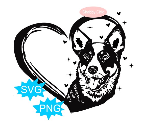 Blue Heeler Svg Australian Blue Heeler Svg Blue Heeler Png | Etsy Australia