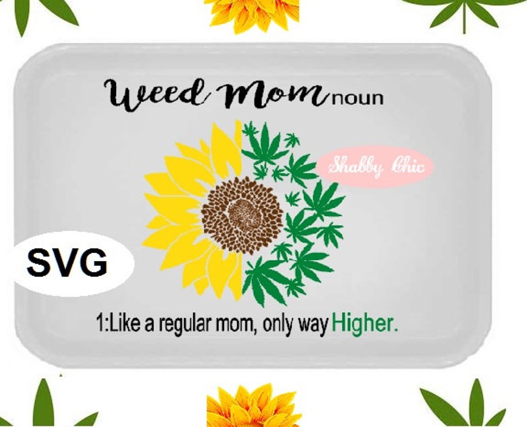Sunflower Marijuana Svg, Weedtray Svg, Cannabiss Svg, Marijuana Svg ...