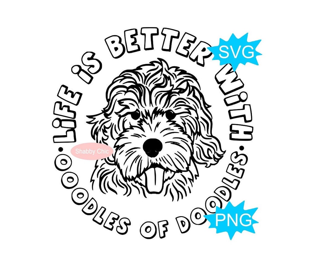 Golden Doodle Svg, Goldendoodle Svg, Golden Doodle Png, Goldendoodle ...