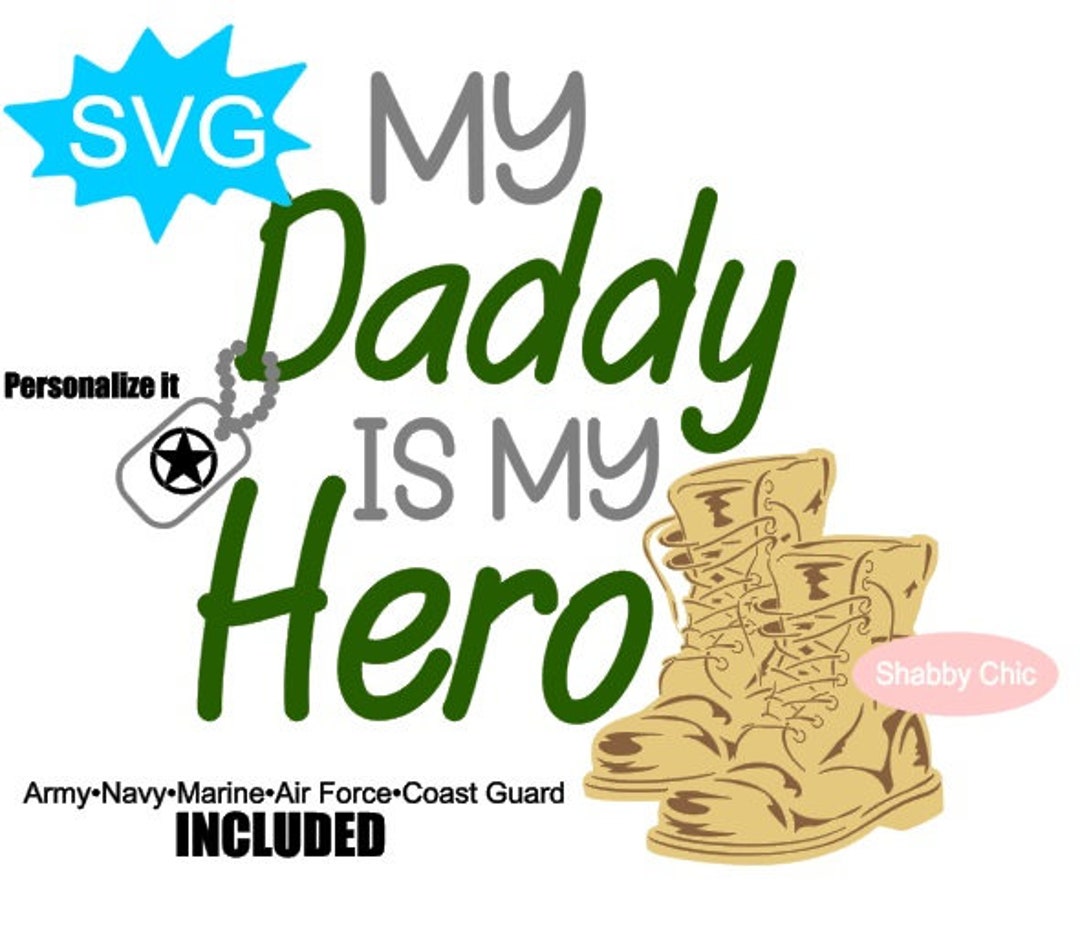 Military Dad Svg, Army Dad Svg, Navy Dad Svg, Air Force Dad Svg, Marine ...