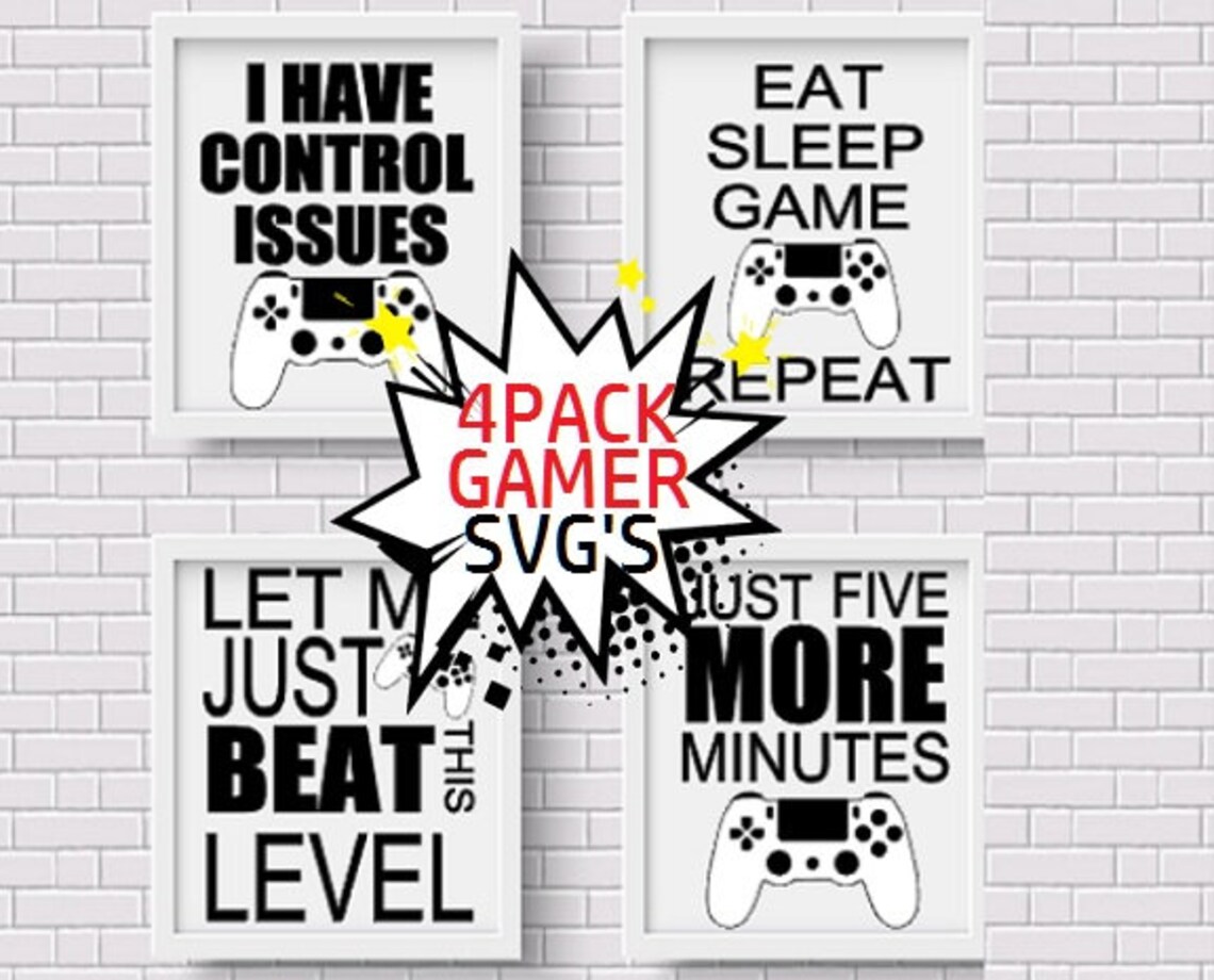 Gaming Svg Bundle Video Game SVG Bundle Video Game Svg | Etsy