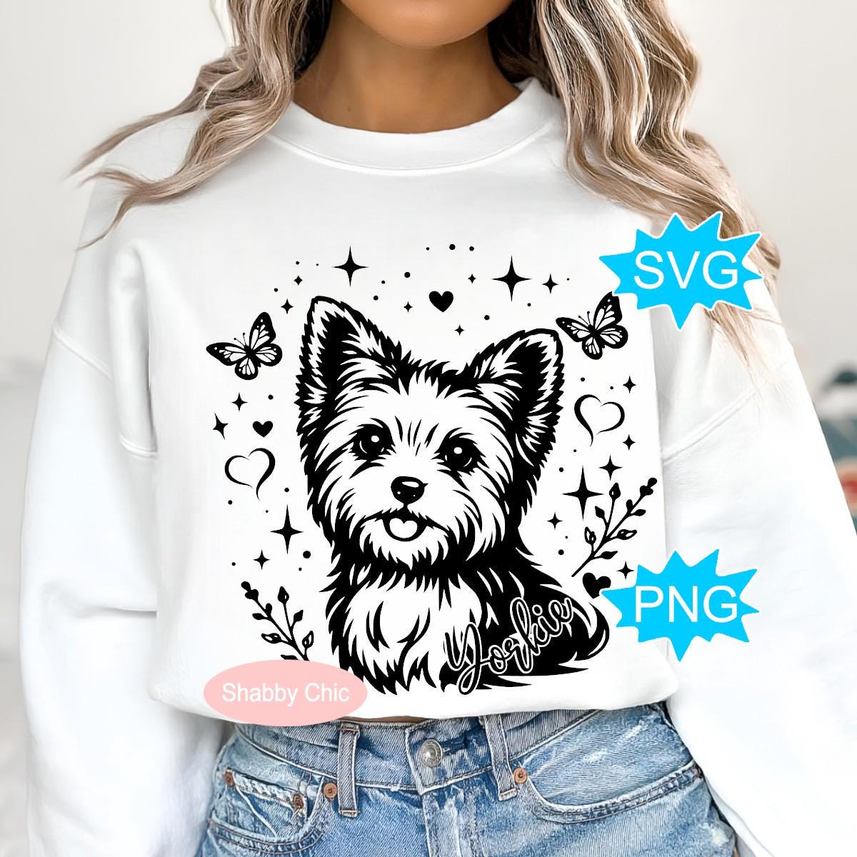 Yorkie Svg, Yorkie Png, Yorkshire Terrier Svg, Yorkie Sublimation ...