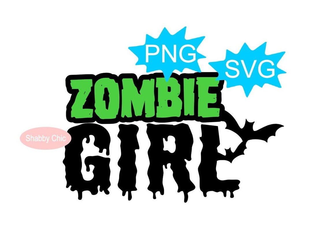 Zombie Girl Svg, Halloween Sublimation, Halloween Shirt Svg, Halloween ...