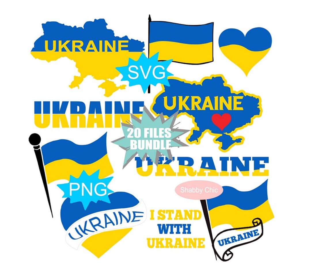 Ukraine Bundle Svg, Ukraine Bundle Png, Ukraine Svg, Ukraine Png Bundle ...