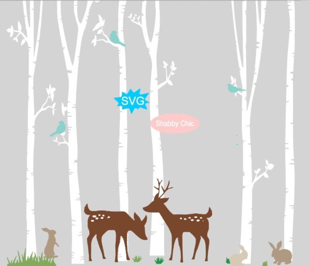Woodlands Svg, Woodland Nursery Svg, Woodland Animals Svg, Woodland ...