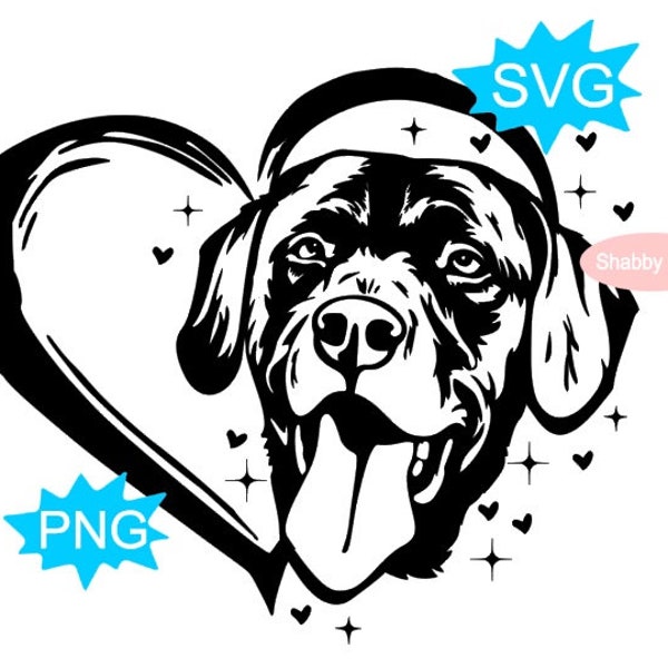 Yellow Lab Svg - Etsy