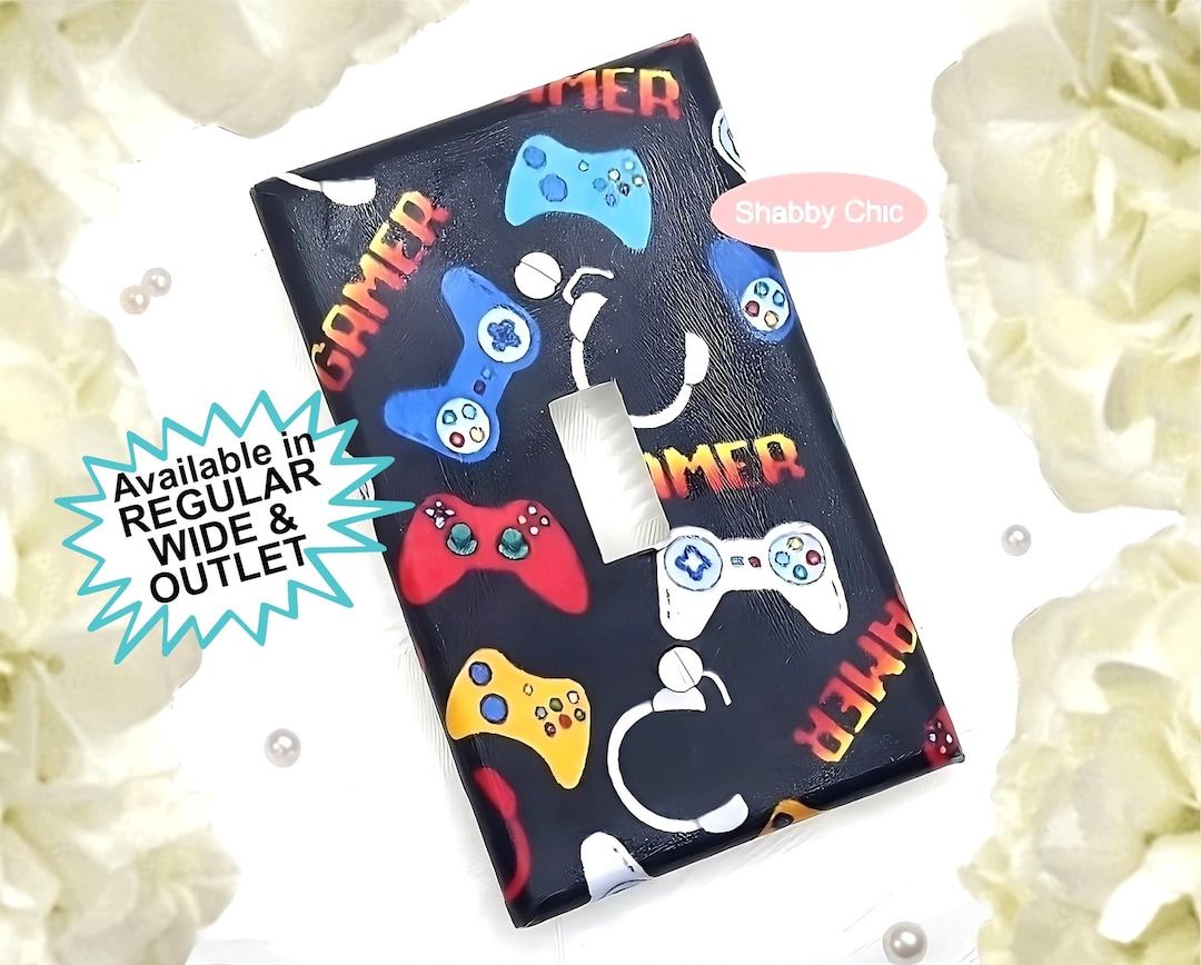 Video Game Light Switch Cover, Video Game Decor, Video Game Gifts ...