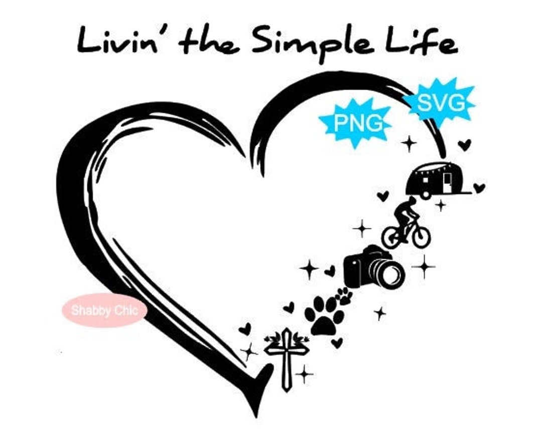 Simple Life Svg,simple Life,living the Simple Life Svg,camping SVG ...