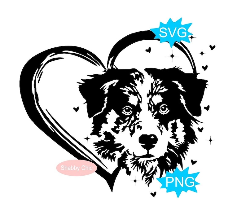 Australian Shepherd Svg Australian Shepherd Png Australian - Etsy
