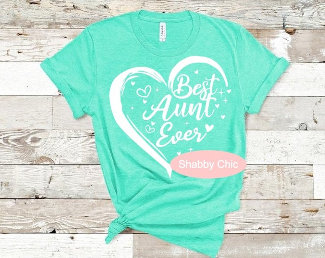 Best Aunt Ever SVG PNG, Aunt Svg Png, Best Aunt Svg, Best Aunt Png ...