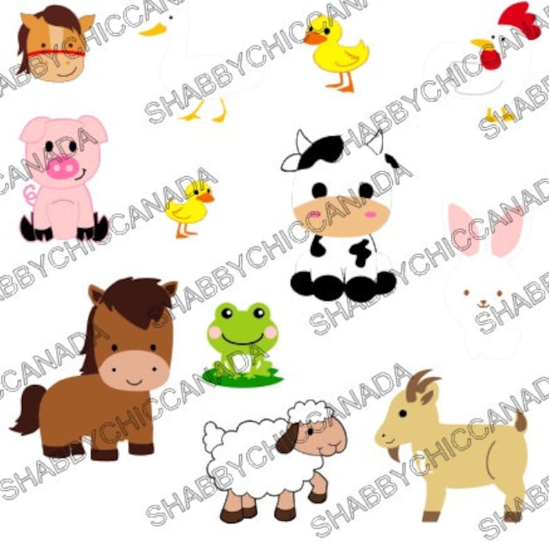 Ferme SVG Animaux de ferme Svg Animaux de la ferme - Etsy France