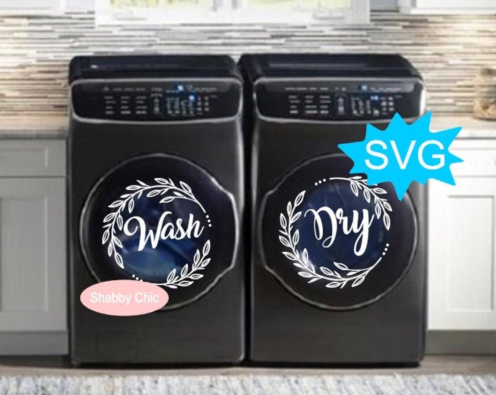 Wash and Dry Svg Washer Dryer Svg Laundry Room Svg Washer - Etsy