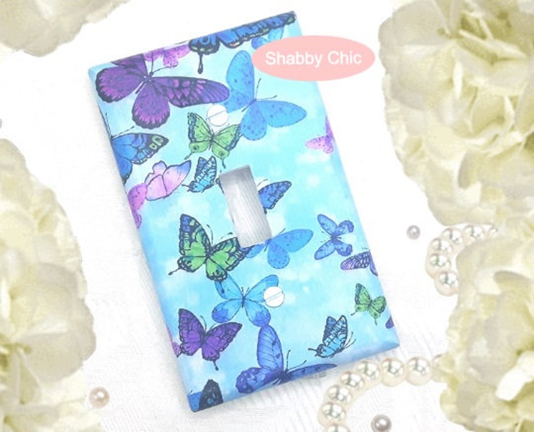 Butterfly Light Switch Cover, Butterfly Nursery Decor, Butterfly Home ...